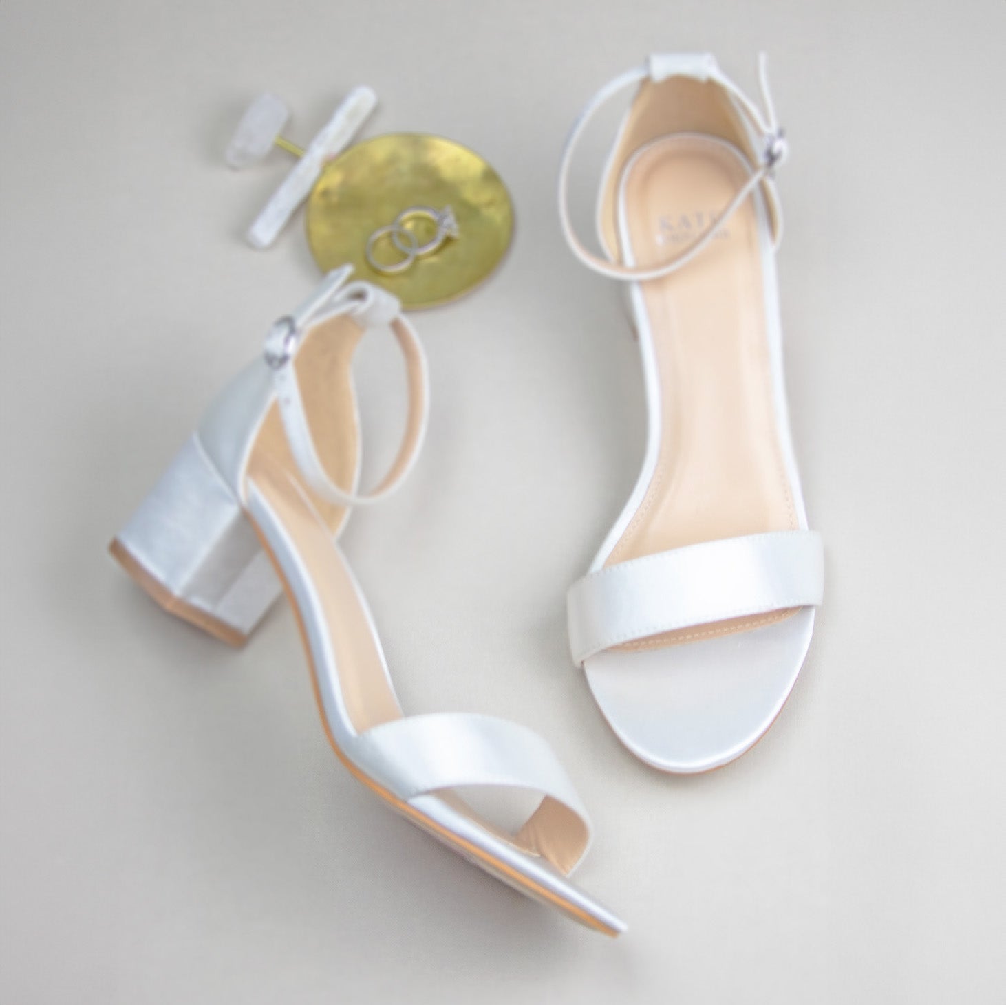 Kate Whitcomb Wedding Block Heels | Leah Ivory| Comfortable Shoes ...