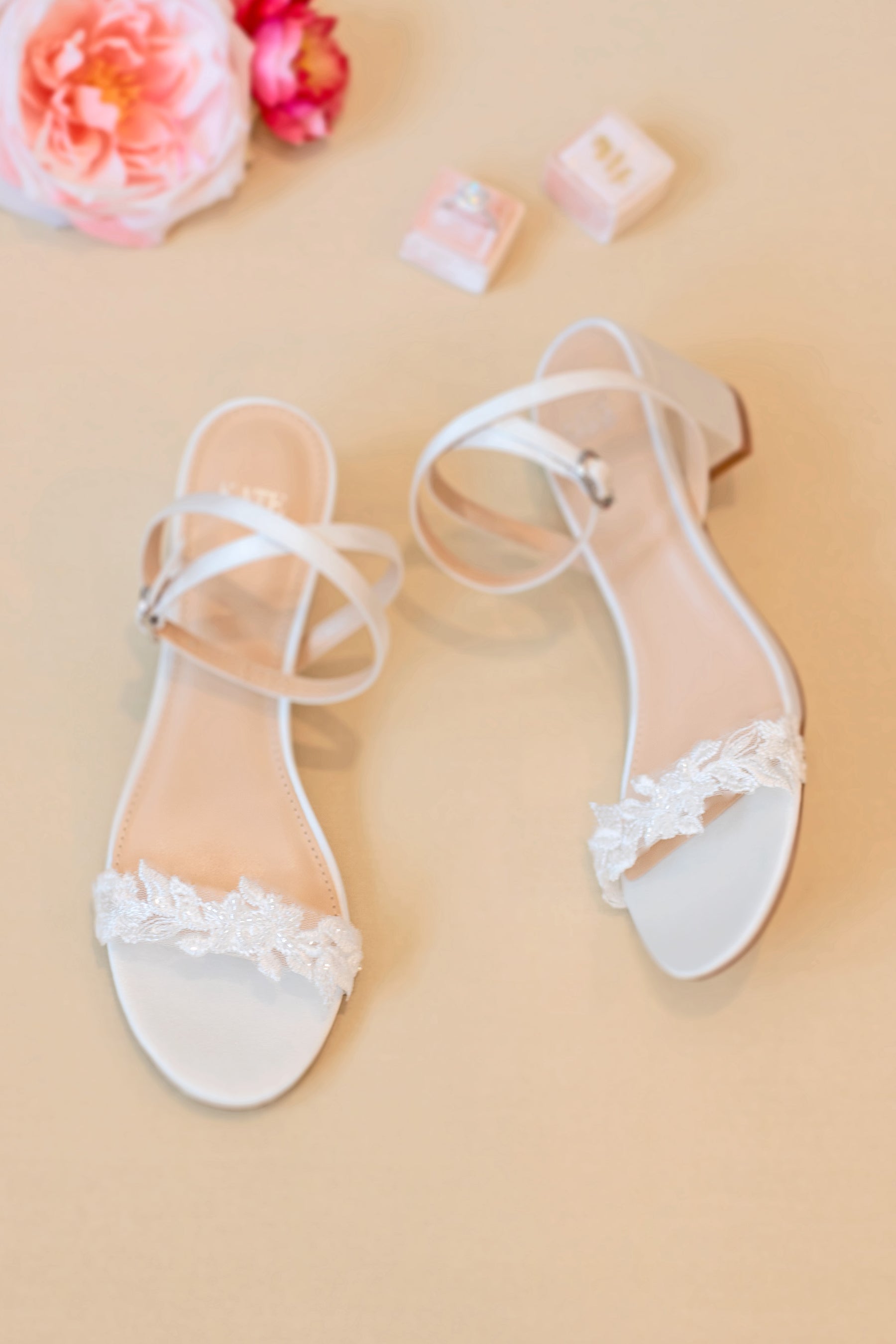 Kate Whitcomb Wedding Block Heels | Paulina Ivory| Comfortable Shoes ...