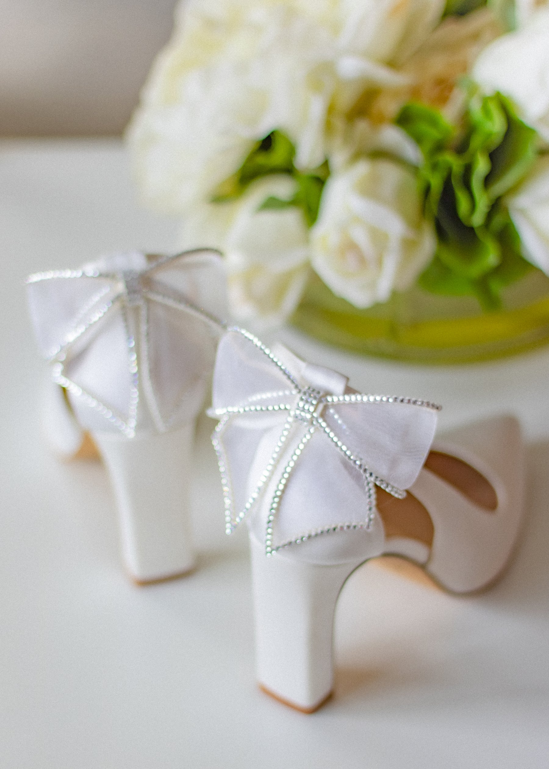 Kate Whitcomb Block Heels | Valentina Ivory | Comfortable Block Heels ...
