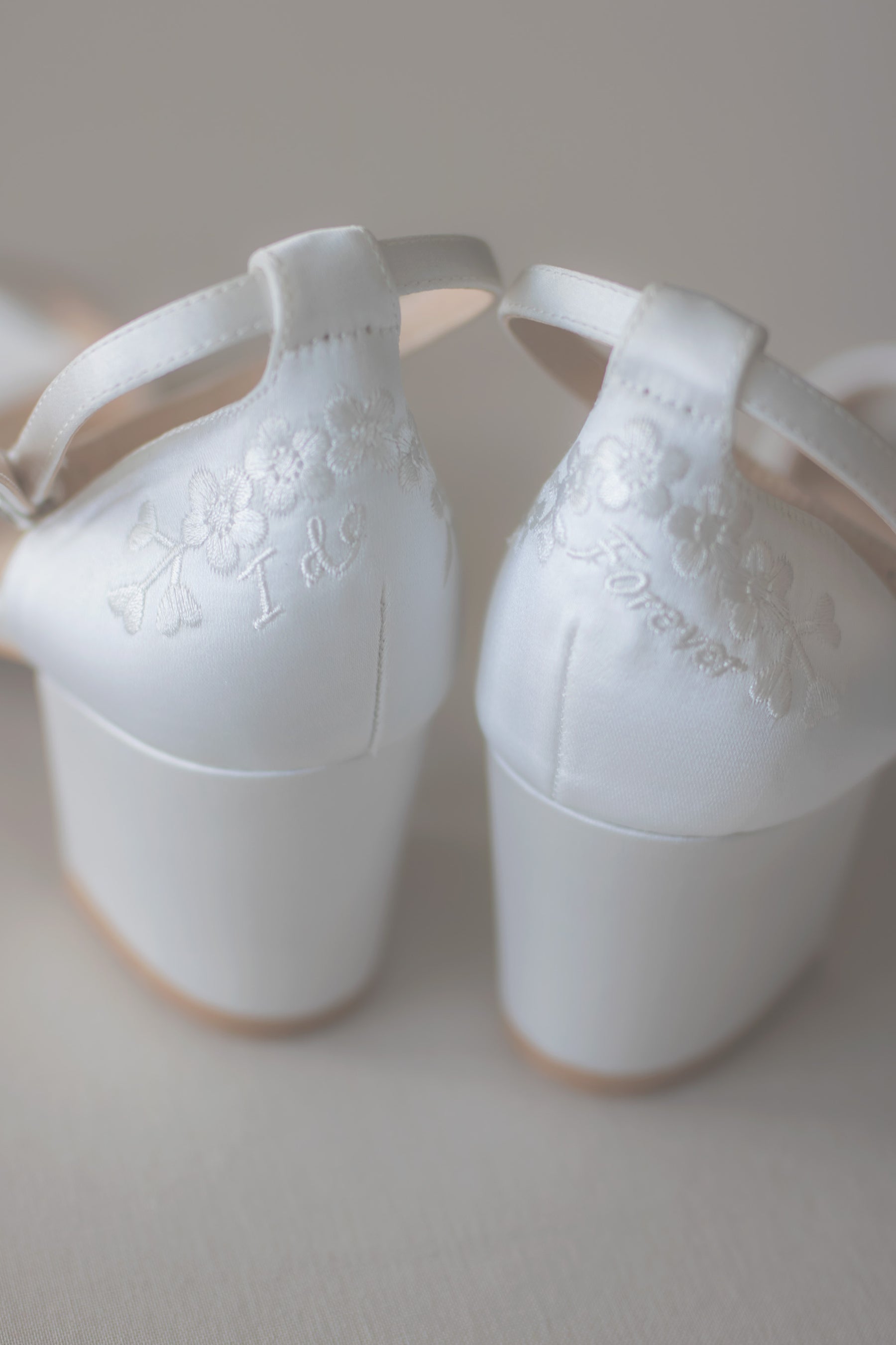 Kate Whitcomb Wedding Block Heels | Halo Ivory | Comfortable Block ...